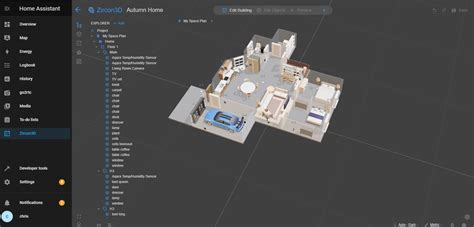 Zircon3d Creating Interactive 3d Smart Home Visualizations Dashboards And Frontend Home