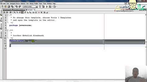 دورة تعلم برمجة جافا Java║الدرس 11 تطبيقي ║ إنشاء Class Youtube