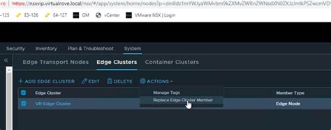 Nsx T Replace Faulty Nsx Edge Transport Node Vm Welcome To