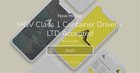 Hgv Class 1 Container Driver Ltd Accepted At Avail Logistics