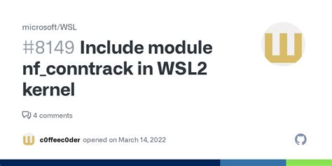 include module nf conntrack in wsl2 kernel · issue 8149 · microsoft