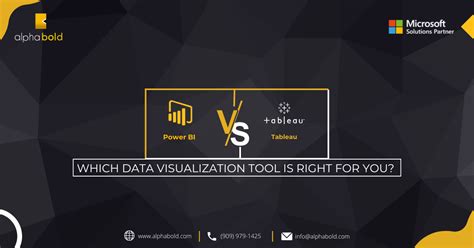 Power Bi Vs Tableau Which Data Visualization Tool Is Right