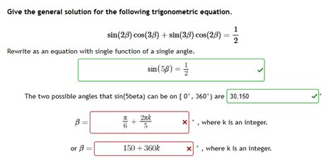 solved give the general solution for the following