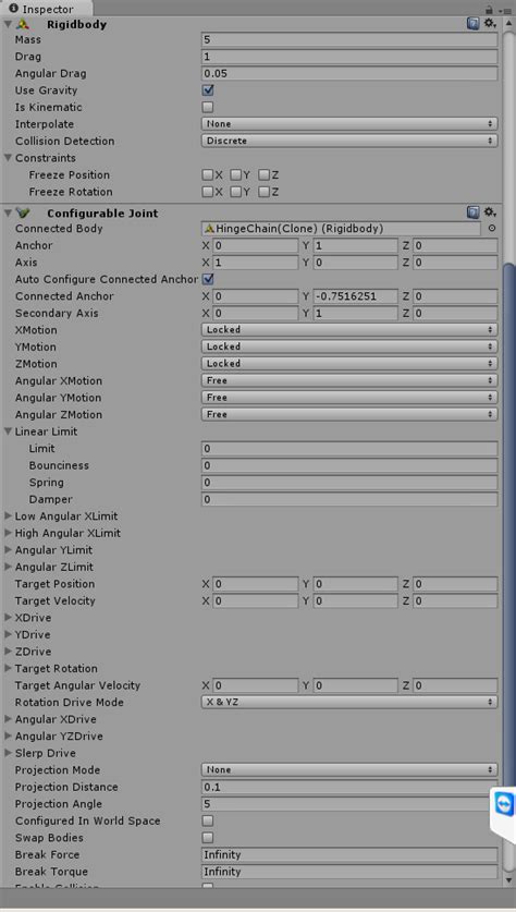 How To Prevent Joints From Separating From Their Anchor Points Unity