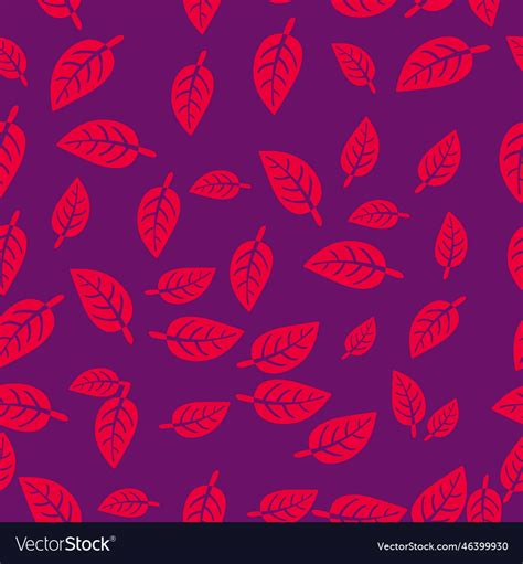 Seamless Leaf Background Royalty Free Vector Image
