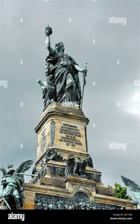 The Statue Germania Or The Niederwalddenkmal Is A Monument Located In