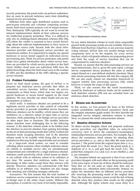Scalable Distributed Service Integrity Pdf Cloud Computing Internet