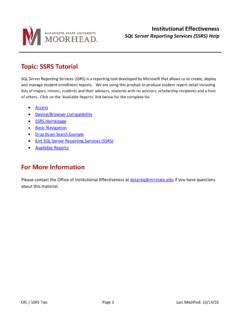 Topic SSRS Tutorial Topic Ssrs Tutorial Pdf PDF PRO