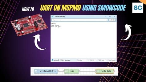 Uart Serial Communication On Mspm0 Tutorial On Mspm0 Smowcode Youtube