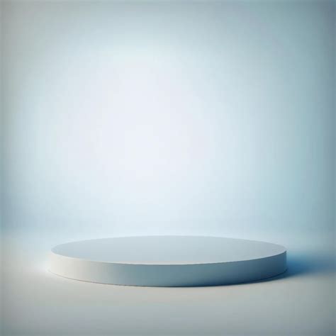 Minimalist Geometric Shapes Soft Blue Light Premium Ai Generated Vector