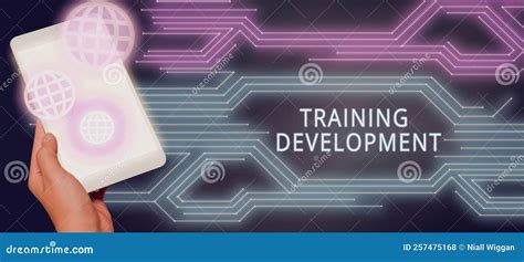 Conceptual Display Training Development Internet Concept Learn And Expand Skills And Knowledge