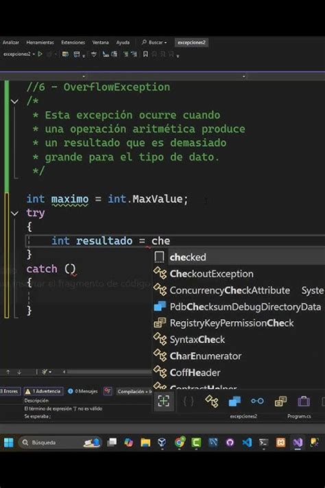 Ejemplo De Overflowexception Csharp Microsoft Net Youtube