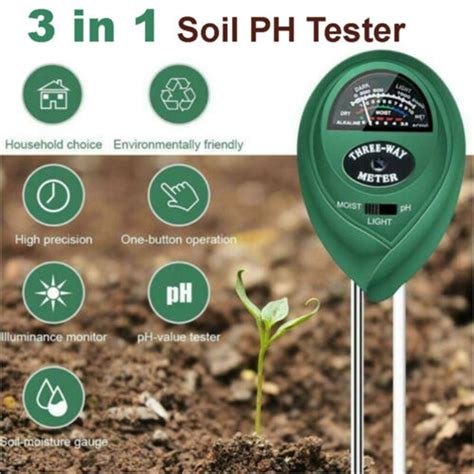 In Soil Ph Meter Soil Tester PH Moisture Meter Grandado