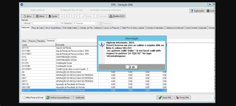 Erro Enviar Diops Xml Value Is Not Facet Valed With Respect To Pattern For Type