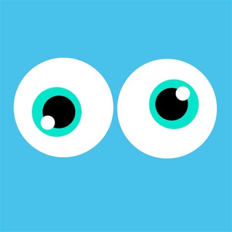 Premium Vector Cartoon Eyes Expression Vector Illustration
