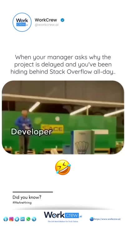 Workcrew On Linkedin Developerproblems Bossvsstackoverflow