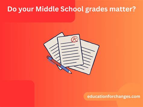 Do Your Middle School Grades Matter School Grades Relevance