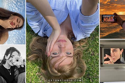 ایده های ناب برای ژست عکس سلفی اکستون استدیو