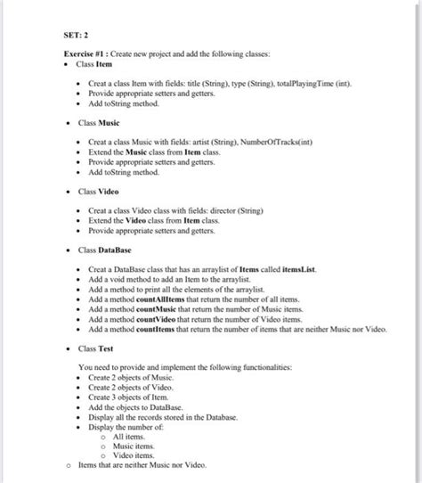 Solved Set 2 Exercise 1 Create New Project And Add The