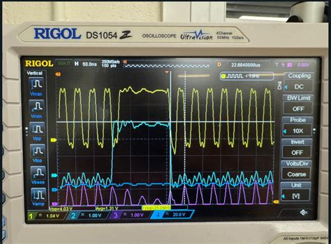First 4 Layer Pcb Spi Testing With Dso Misconfigured Spi Lines Or