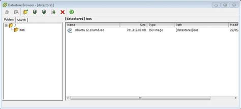 How To Upload An Iso Cd Romdvd Rom Image To A Vmware Datastore For