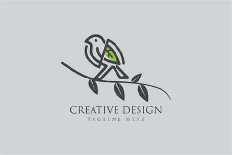 Creative Bird Logo Design Graphic By Deepak Creative · Creative Fabrica