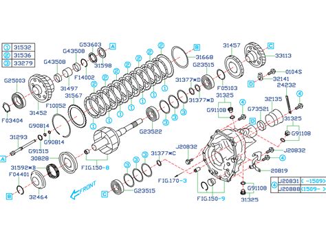 2020 Subaru Outback Xt Gear Complete Reduction Driven Gear Cp Rdcn Drvn 31452aa280 Genuine