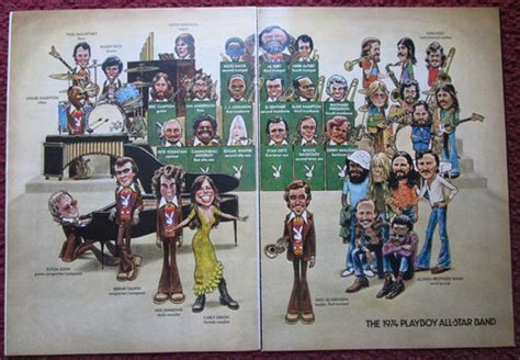1974 Playboy All Star Band ~ Chicago The Allman Brothers Carly Simon