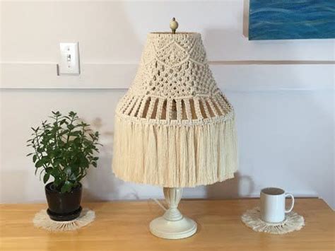 1243 HOW TO MAKE A MACRAME LAMPSHADE STEP BY STEP TUTORIAL YouTube Macrame Lamp Shade