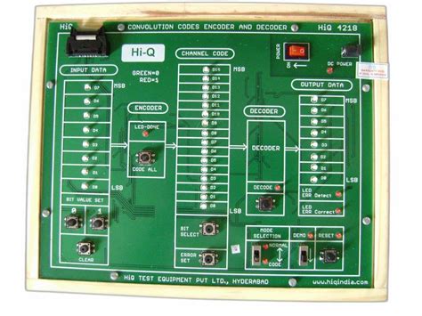 Convolution Code Encoder And Decoder Kit Hiq 4218 At Rs 8400piece