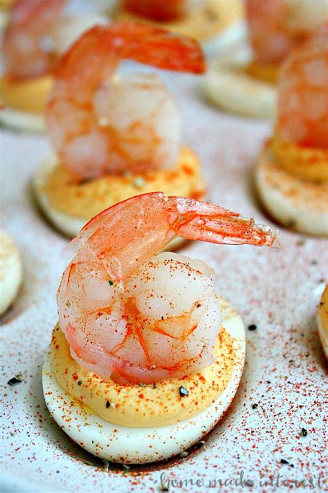 Retro Recipe Makeover Shrimp Cocktail Deviled Eggs Home Made