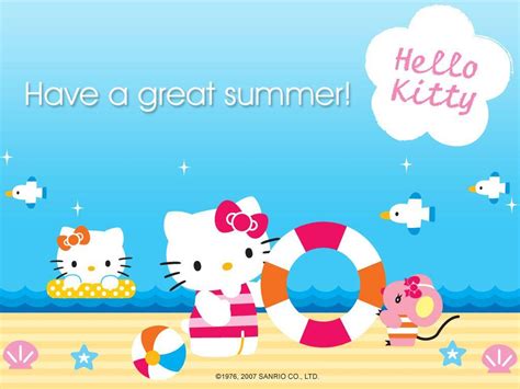 Hello Kitty Summer Wallpapers Top Free Hello Kitty Summer Backgrounds