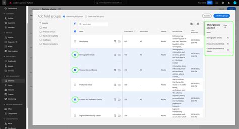 Create And Edit Schemas In The Ui Adobe Experience Platform