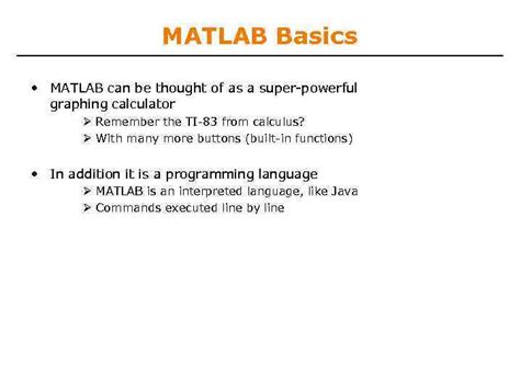 6 094 Introduction To Programming In Matlab Lecture
