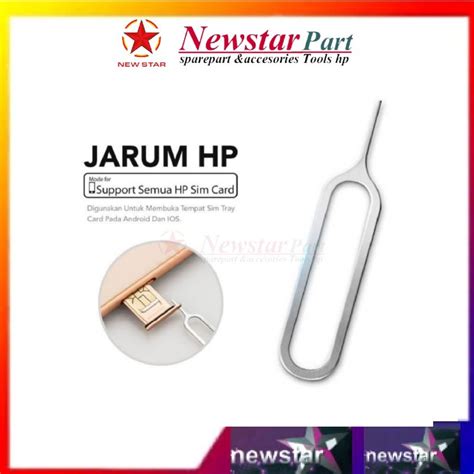 Jual Sim Ejector Handphone Jarum Hp Tusukan Sim Handphone Shopee