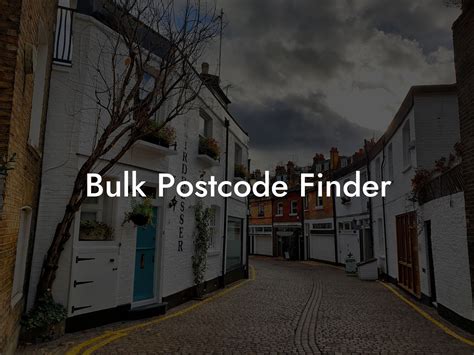 Bulk Postcode Finder Uk Postcode Database Csv Mysql Postcodes