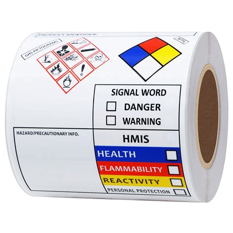Buy Hybsk Sds Osha Labels For Safety Data 4 X 3 Inches Msds Stickers With Ghs Pictograms