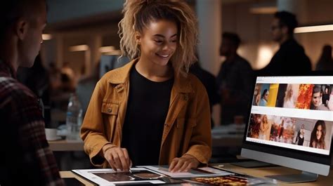Premium Ai Image Designers Prototyping A New User Interface