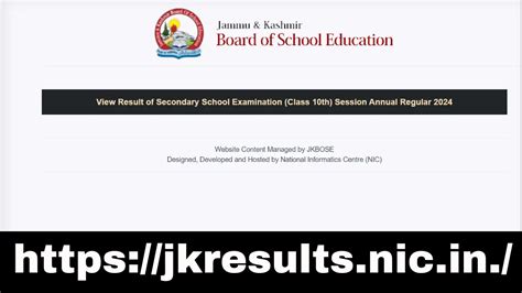 JKBOSE Th Result Live At Jkresults Nic In Get Marksheet PDF With Roll Number ESIC