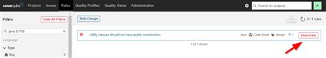 solving the hide utility class public constructor sonar warning baeldung