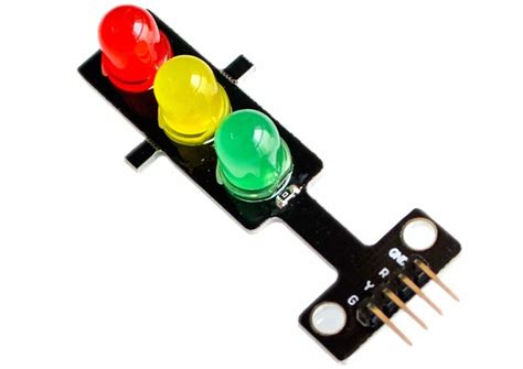 Módulo De Leds De 5 Voltios Para Arduino Rojo Amarillo Verde Mini Módulo De Leds De 5 Voltios Para Arduino Rojo Amarillo Verde Mini