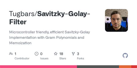 Github Tugbarssavitzky Golay Filter Microcontroller Friendly Efficient Savitzky Golay