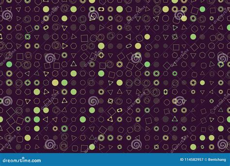 Shape Of Mixed Abstract Background Pattern Design Ellipses Cover And Wallpaper Stock Vector