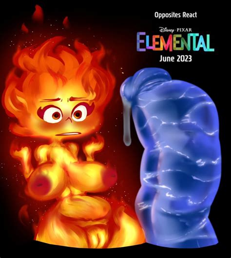 Rule 34 1boy 1girls Areolae Big Areola Big Breasts Big Penis Breasts Disney Elemental