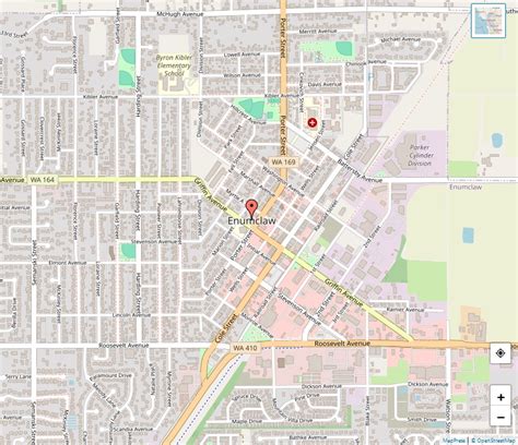 Map Of Enumclaw Cities In King County