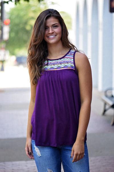 Purple Tank Top The Pulse Boutique