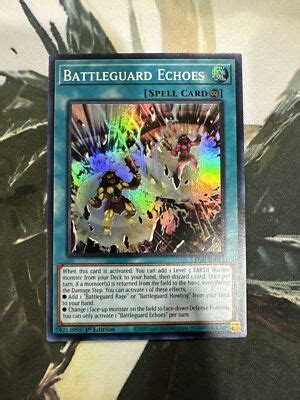 Yugioh Battleguard Echoes Super Rare Lede Ebay