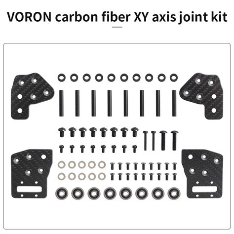 Fysetc Carbon Fiber Xy Axis Joint Kit For Voron 2 4 Trident 3d Printer