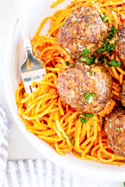 Baked Italian Meatballs Wonkywonderful