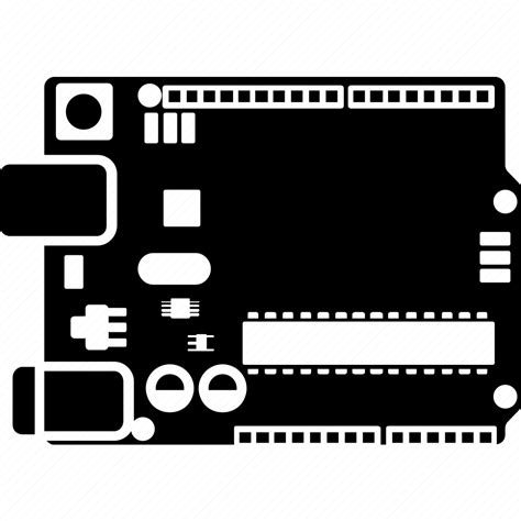 Arduino Circuit Electronic Equipment Microcontroller Mainboard Motherboard Icon Download